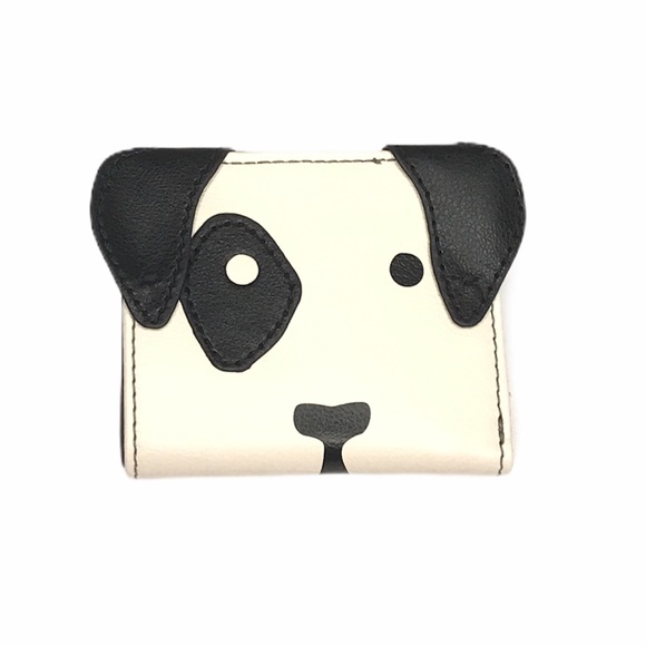 Fossil | Bags | Fossil Madison Bifold Dog Wallet Cream Black | Poshmark